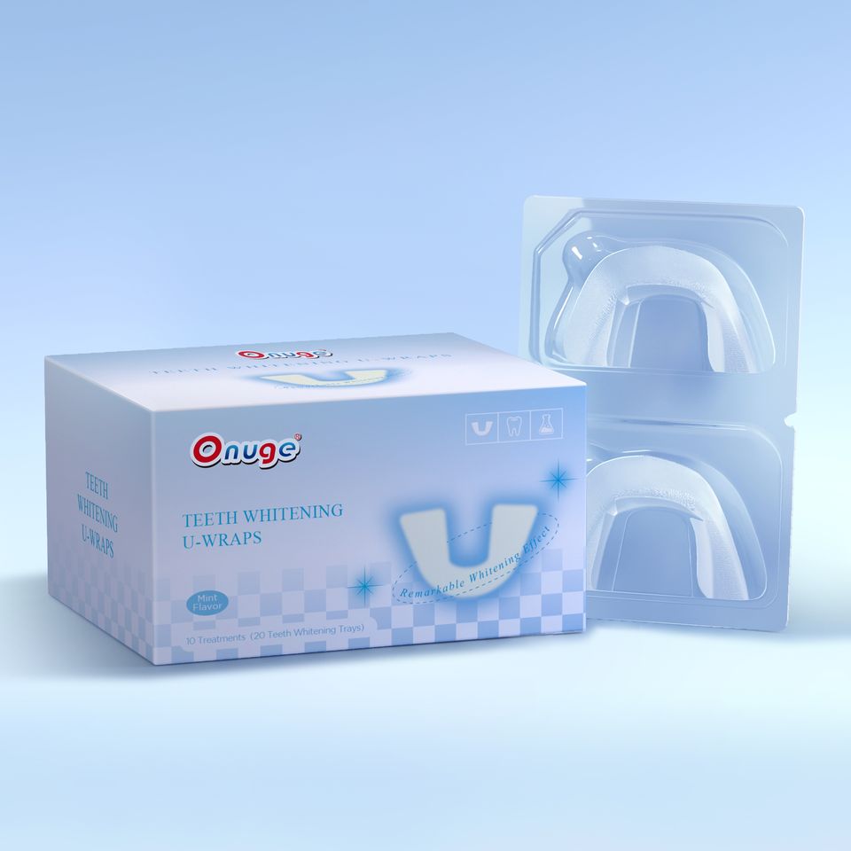 100% QA/ QC Process Mint Flavoar Dental Bleaching Tooth U Shape Wrapped ...