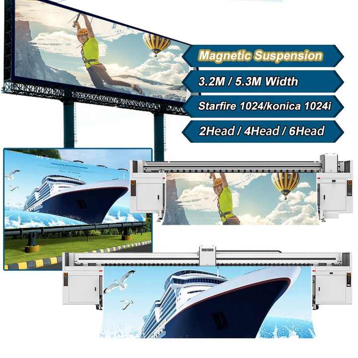 Outdoor Wide Format Printers 5 Meters 512I Konica Banner Printer ...