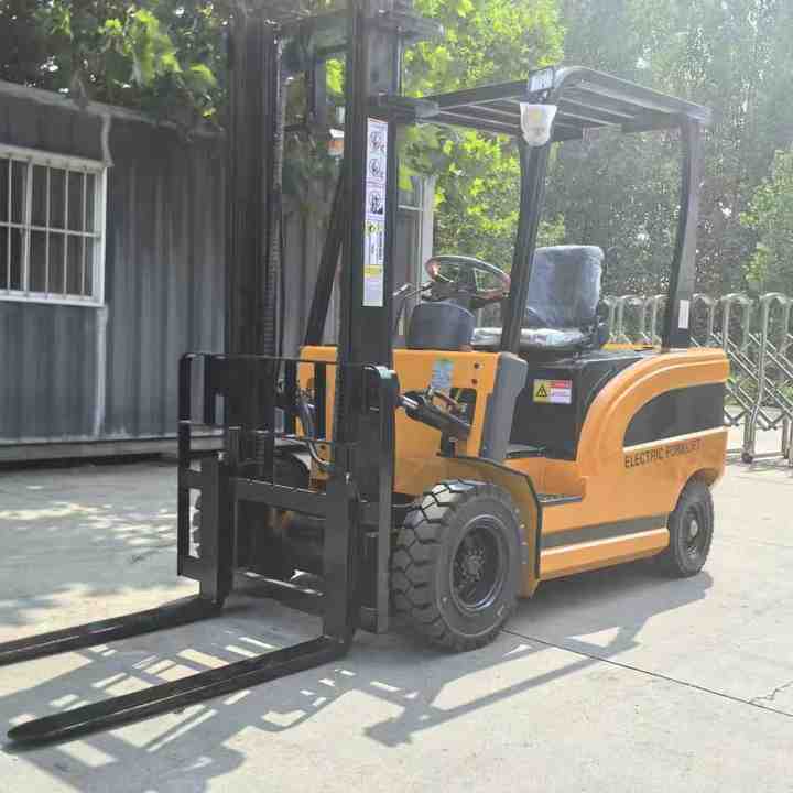All-Terrain 2T Electric Forklift with Solid Tires Outdoor Use Product ...