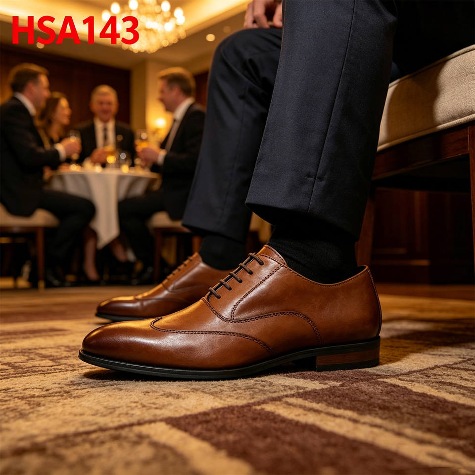 WYC,wedding Ceremony Full Grain Leather Brown Fashion Dress Shoes ...