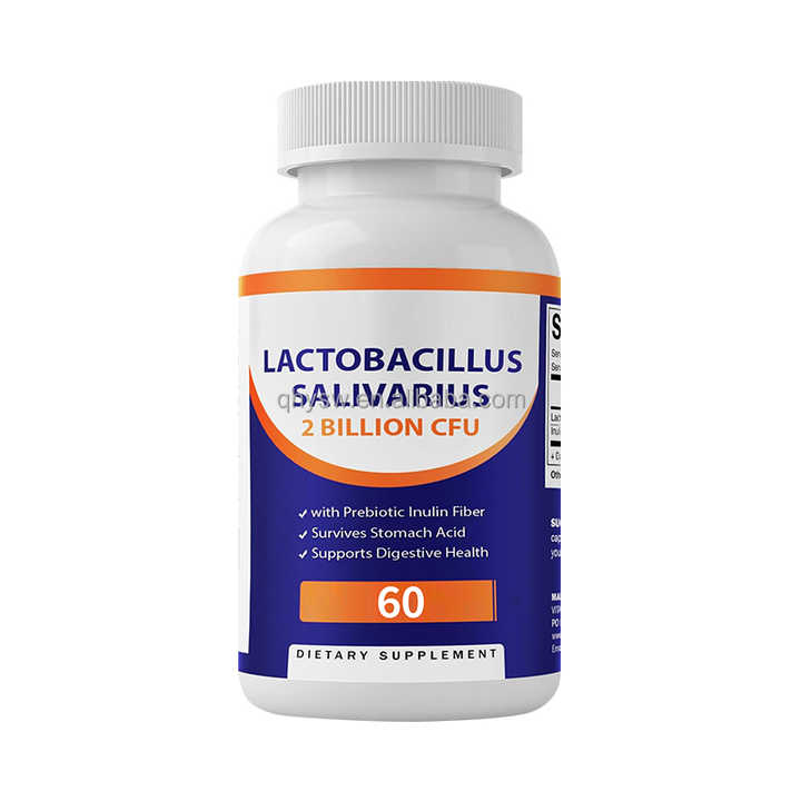 OEM Organic Pure Lactobacillus Salivarius Capsules with Prebiotic ...