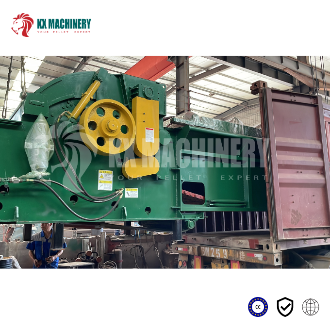 Diesel Engine Wood Pallet Chipper Machine for High Capacity Biomass ...
