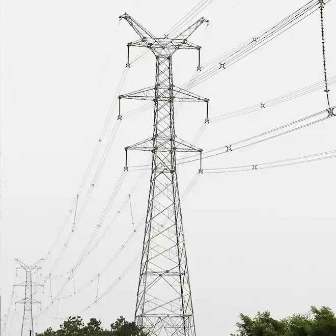 Manufacturer Supply 220kv Power Tower Steel Structure Iron Transmission ...