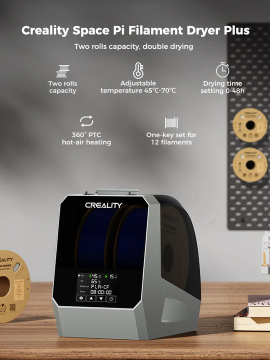 Creality Space Pi Filament Dryer - Double Drying Capacity