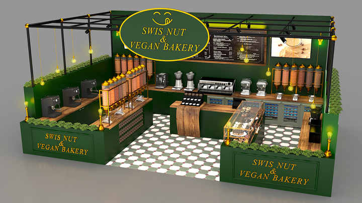 Wooden Cafe Booth - Stylish & Functional Commercial Furniture
