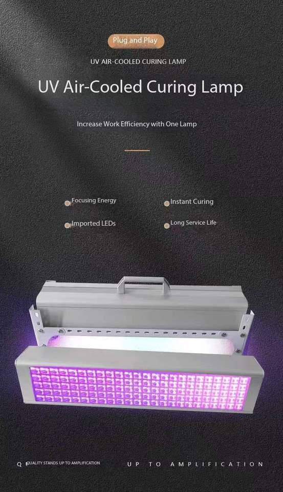 365 nm 395nm 405 nm Air-cooled UV Curing Ultraviolet Lamp Portable ...