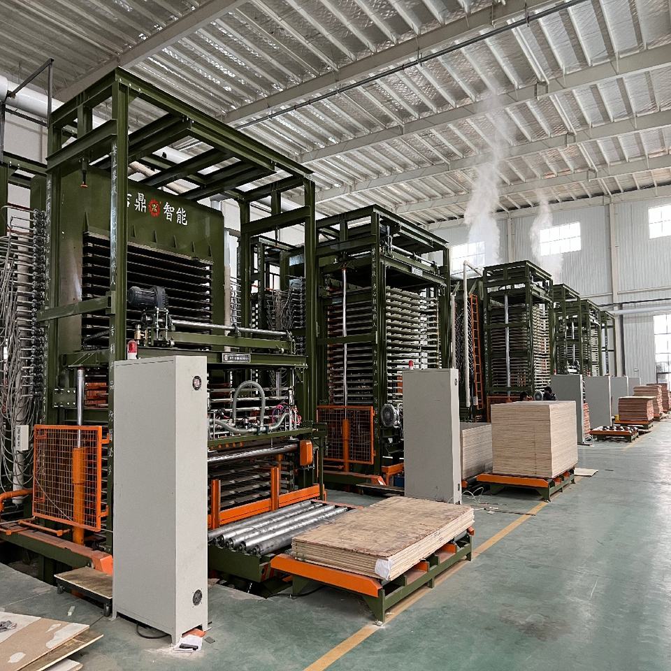 50 Layers Fully Automatic Hot Press Machine for Plywood From SUzhou ...