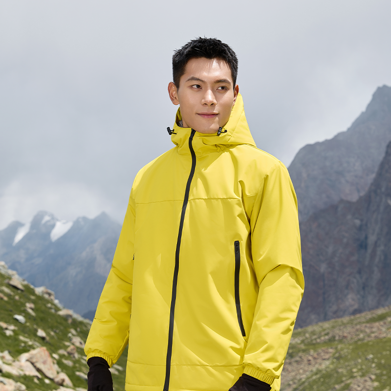 Men's Jackets Thicken Polyester Water Proof Gym Wind Breaker Jacket Men ...