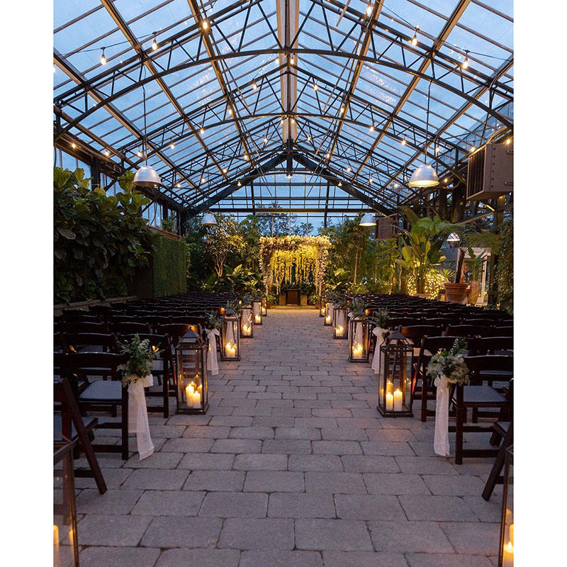 Aluminum All Glass Framed Wedding Marquee Tents 6M X 12M
