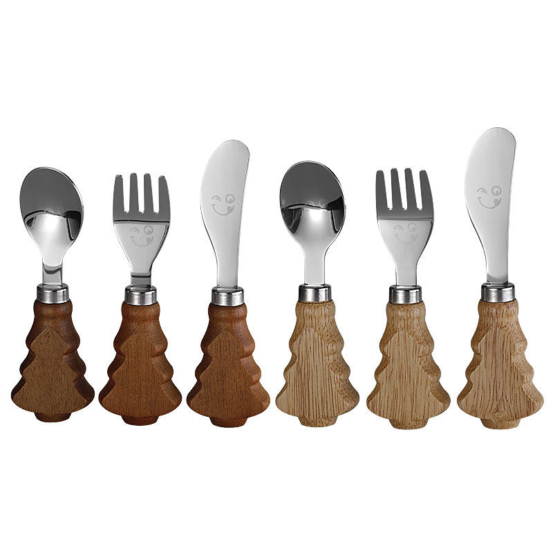 For Smiley Face Dinnerware Set for Children 304 Stainless Steel Knife ...