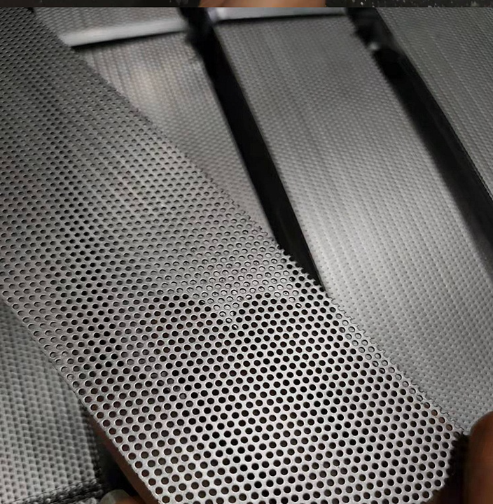 Stainless Steel Punched Perforated Mesh Coil Plate Metal Strip Round ...