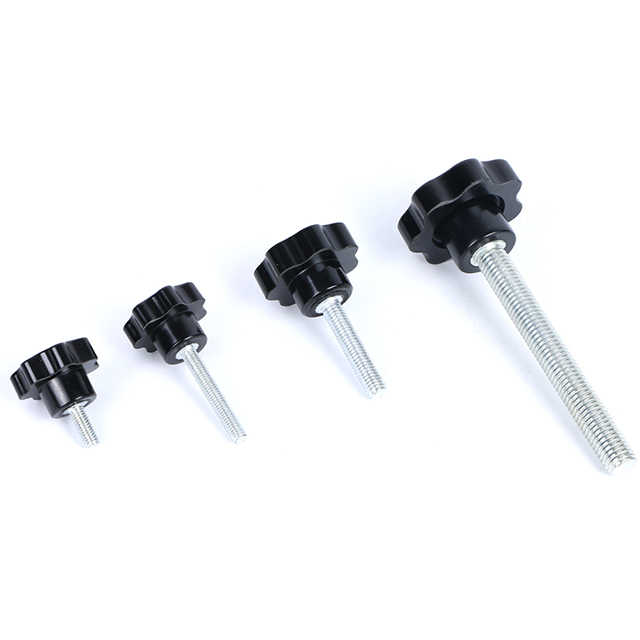 D50 M6 M8 M10 M12 Metric Thread Clamping Screw Knob Plum Hex Shaped ...