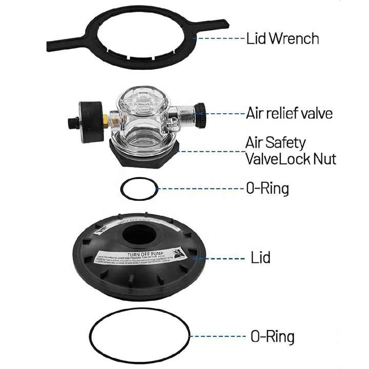 154527 8.5 Inch Lid Wrench Replacement for Pentair Pool Spa Fiberglass ...