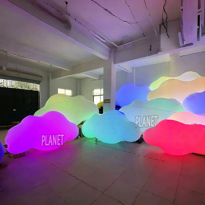 Durable Air Tight PVC Cloud Balloons for Event Decoration