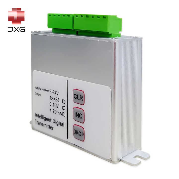 High-Voltage Digital Load Cell Amplifier with Display, 0-5V/0-10V/4-20mA Weight Sensor Signal ...