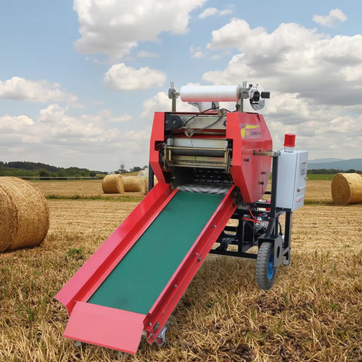 Corn Silage Baler Round Machine hay Baler Machine Mini Round hay Baler ...