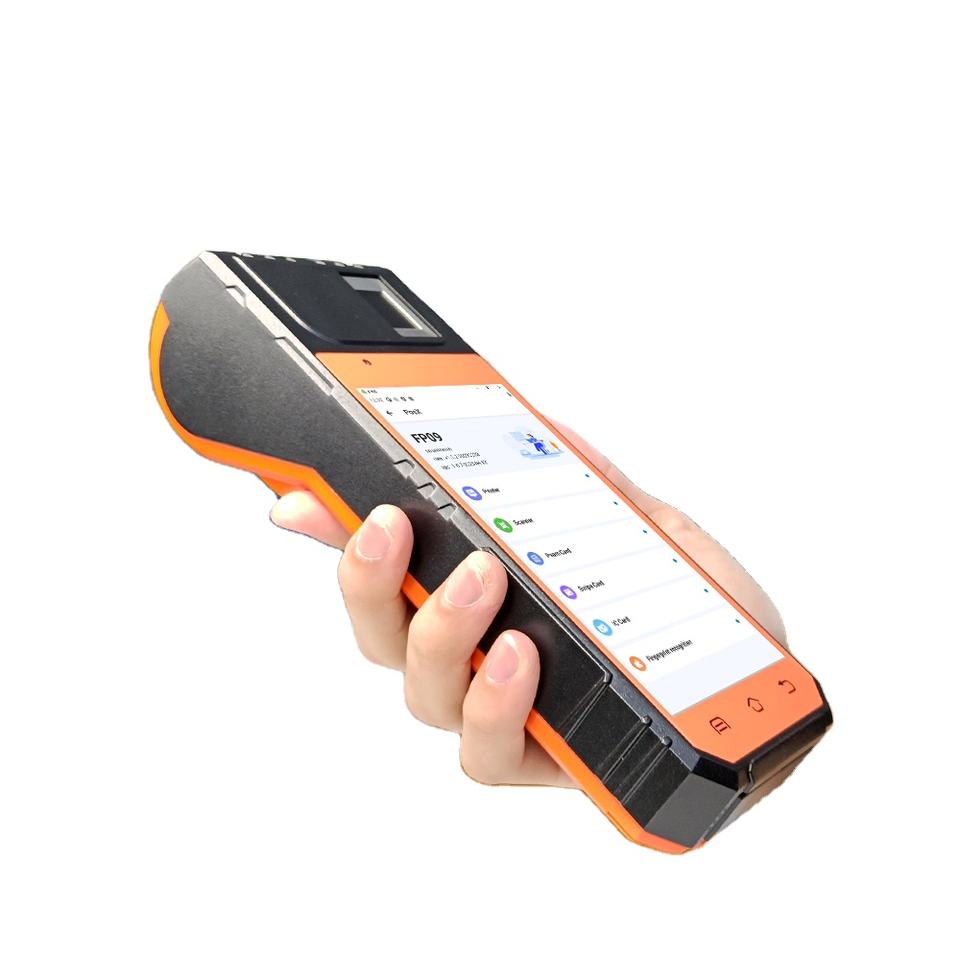 HFSecurity FP09 Fingerprint Biometric Tablet QR Bar Code Scanner ...