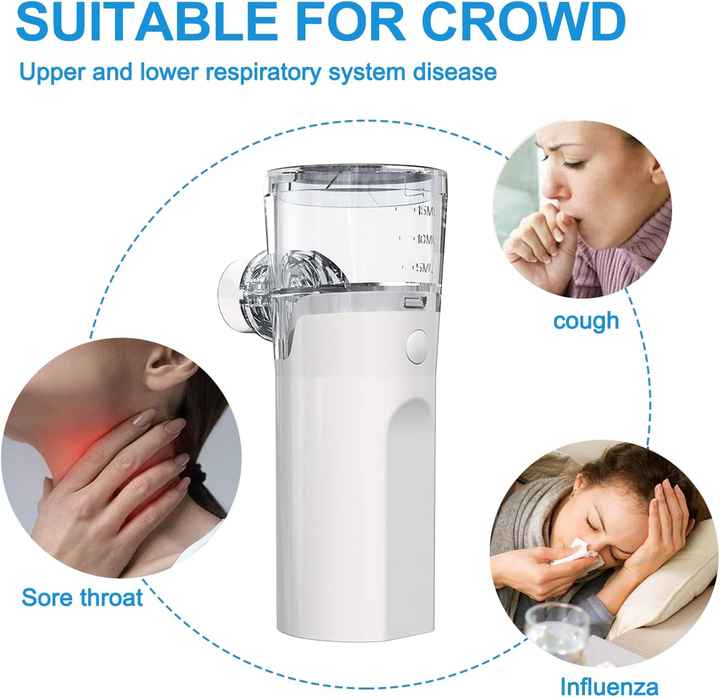 Booming 2025 New Model Portable Nebulizer Mesh Nebulizer for Breathing ...