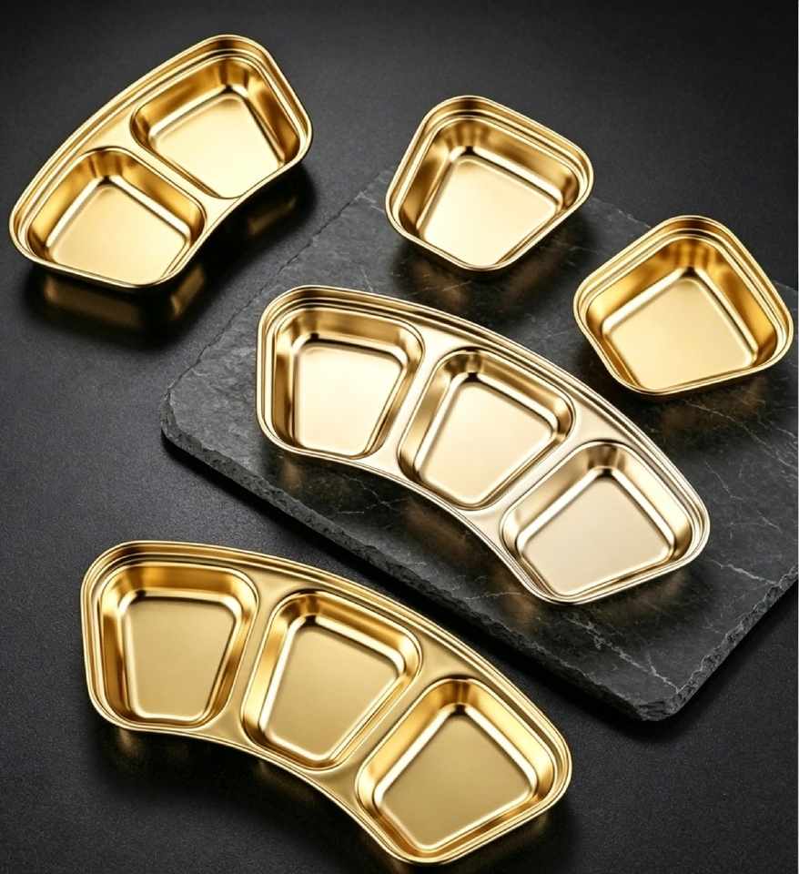 Korean Modern Customizable Eco-Friendly Plant Soy Sauce Plates 1/2/3 ...