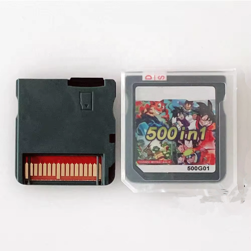 500 in 1 Multi-DS Card Video Games Cartridge Box for Nintendo DS 3DS XL ...