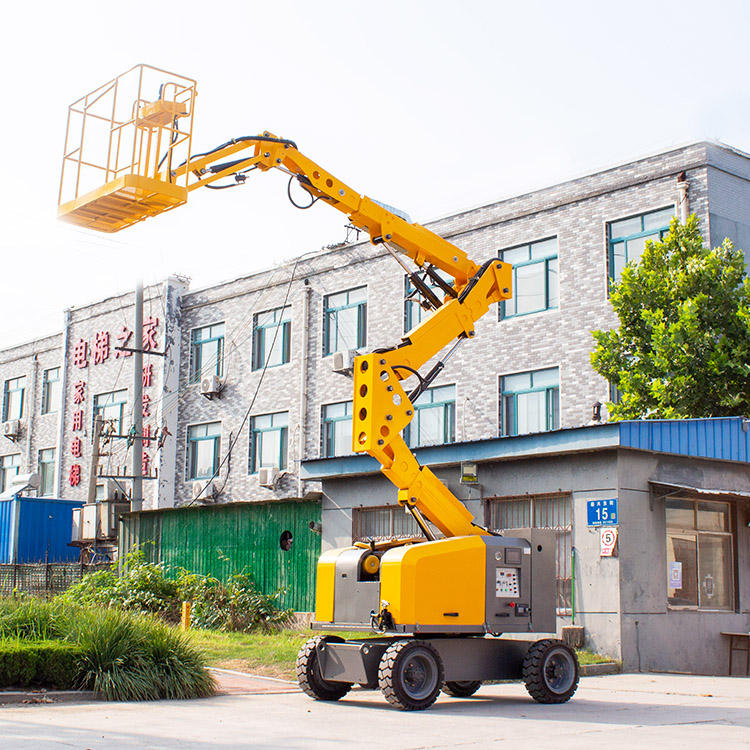 Articulating Ladder Types Hydraulic Cherry Picker 8M Boom Lift Towable ...
