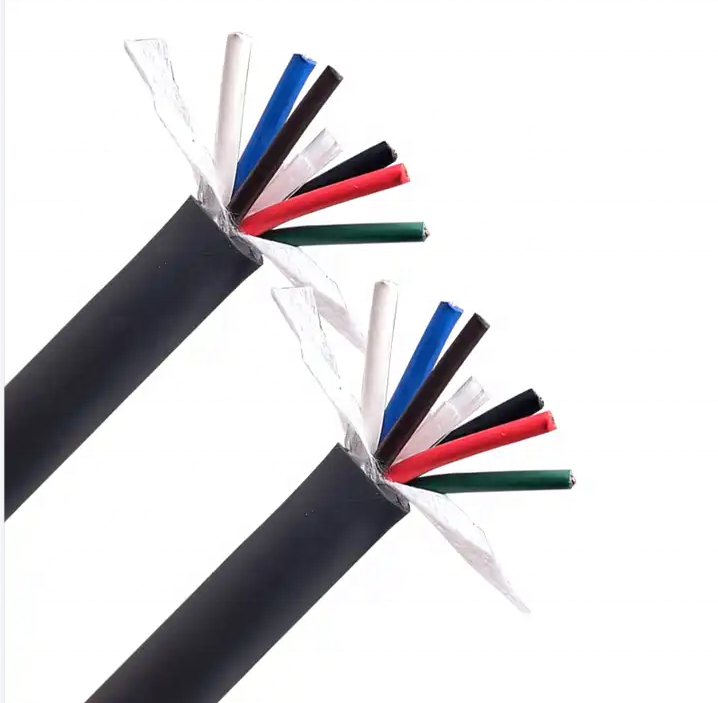 300/500V Soft Flexible control drag chain of cable TRVV 2 3 4 5 7 8 10 cores robot arm drag ...