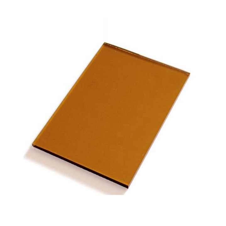 24k Gold Reflective Glass Sheets - Durable & Decorative
