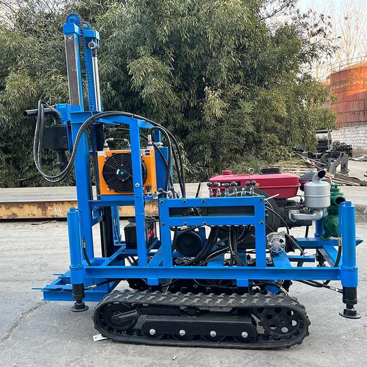 Cheap Wheels Type 180M Small Portable Water Well Drilling Machine Mini ...