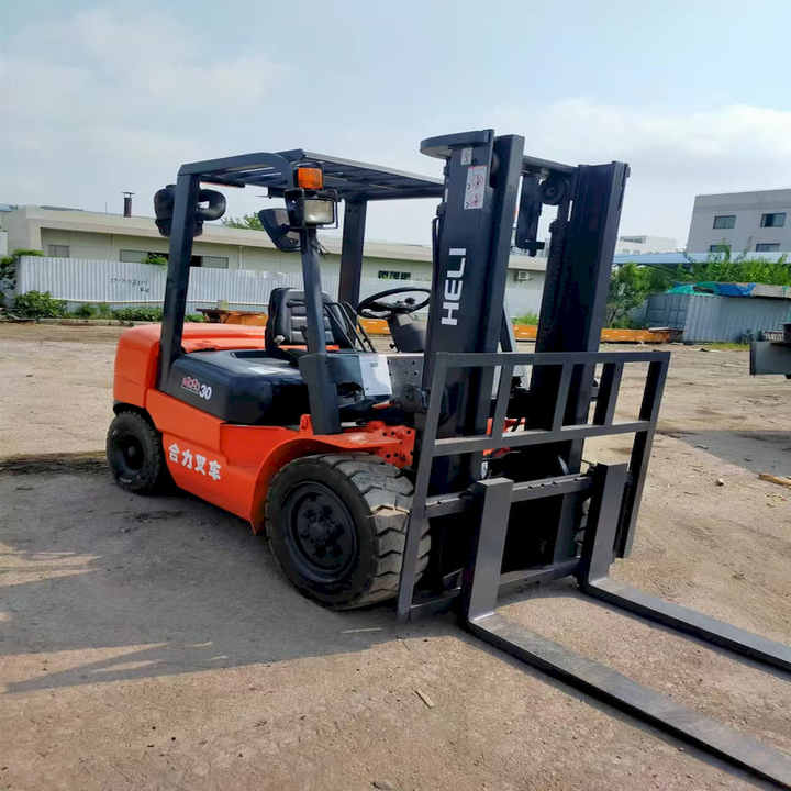 Used HELI K30 3-Ton Gasoline Forklift Truck Used Second-Hand Refurbishable Forklift Ready for ...