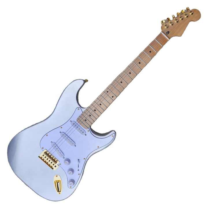 Flyoung Metal Silver Electric Guitar - 6 Strings OEM
