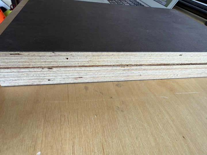 15-21mm Concrete Form Plywood MDO/HDO Film Face for Reusable Shuttering ...