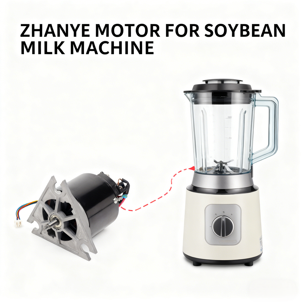 Brushed DC Motor 5225 for Soybean Milk Machine Long Shaft Brushed DC ...