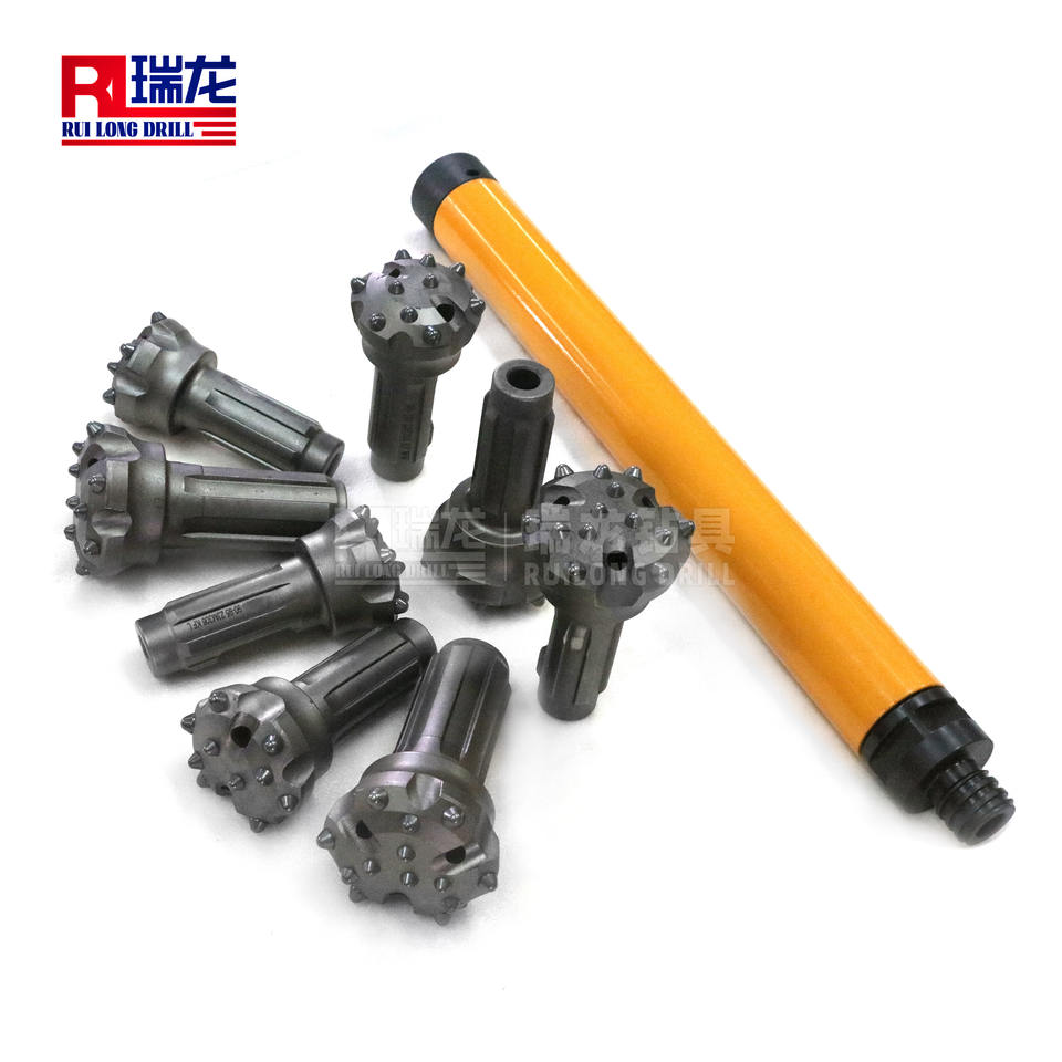 DTH Drilling Rig 90-300mm Dth Bit Dth 90mm Button Bit CIR 90 Low Air ...