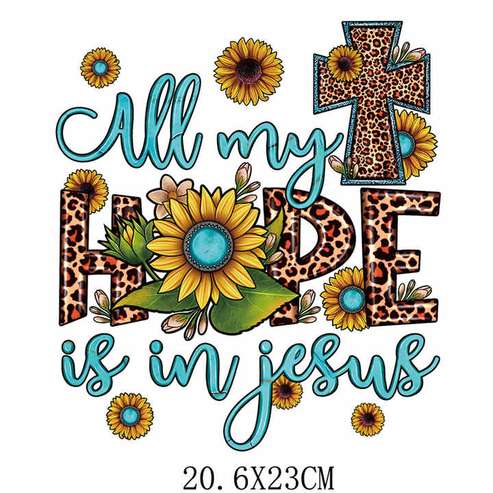 God Heat Transfer Iron on Sticker - 80+ New Christian Patches