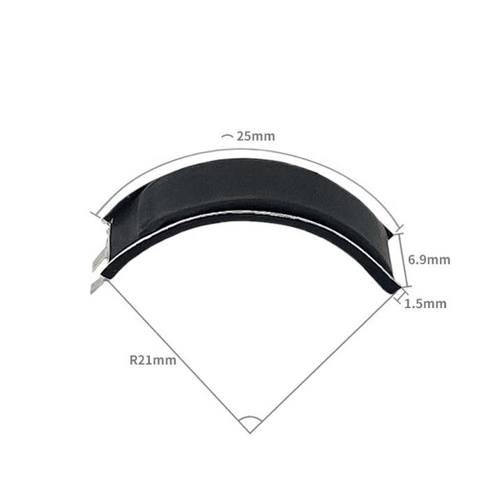 Ultra-thin Flexible Curved Smart Wearable Ring Battery