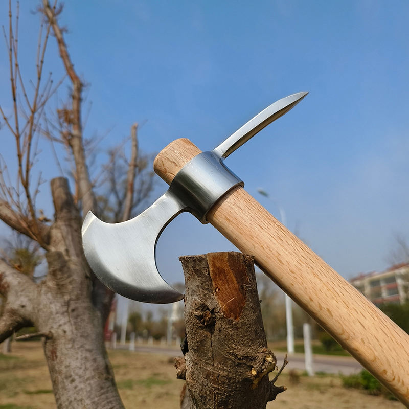 YBS 2025 Upgraded Forged Stainless Steel Portable Ice Pickaxe-High ...