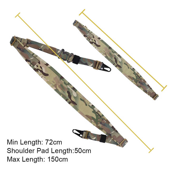 Tactical Ferro Style Metal Hooks Slingster 2 Point Sling with Quick ...