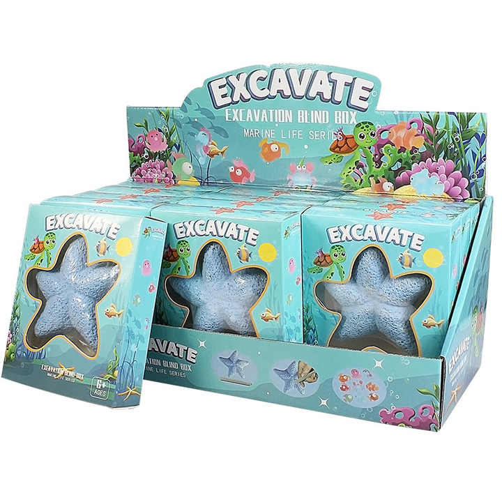 Marine Life Series Excavation Blind Box Kit - Starfish Model