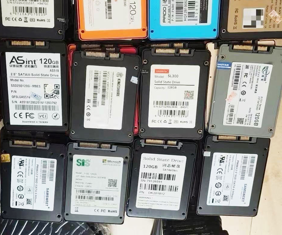 Bulk Ready Stock Refurbished SSD 2.5inch SATA 120GB/128GB Laptop with ...