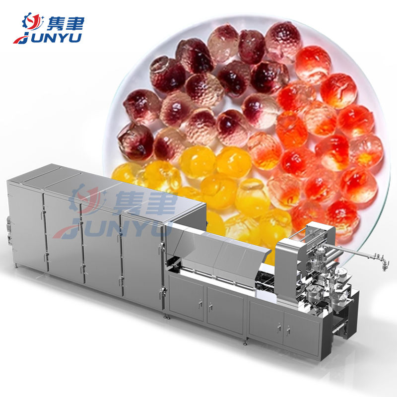 Small Gummies Bear Moulding Machine Line Halal Gummy Candy Making ...
