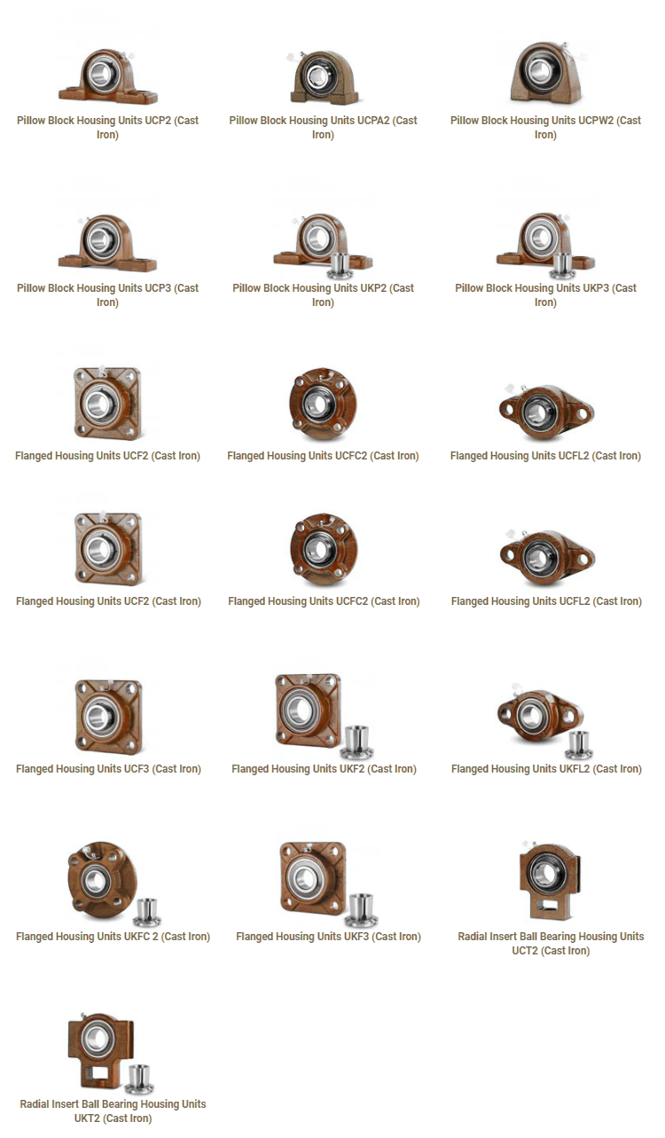 UCF 209 Pillow Block Bearing UCF209 Square Flanged Ball Bearing Units UCF209