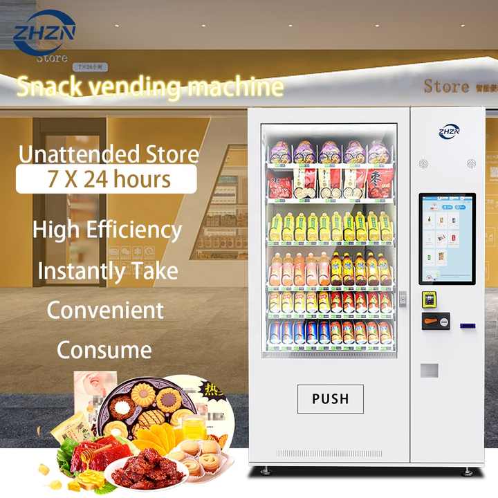 ZHZN Vending Machines - Efficient Solutions for Foods & Drinks