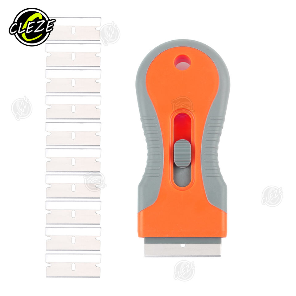 CLEZE Multi Function Scraper Labels Stickers Decals Removal Double Edge ...