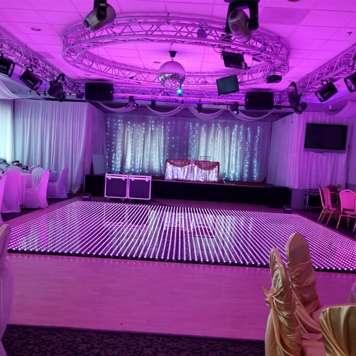 Wireless LED Pixel Dance Floor with Starlit Effect