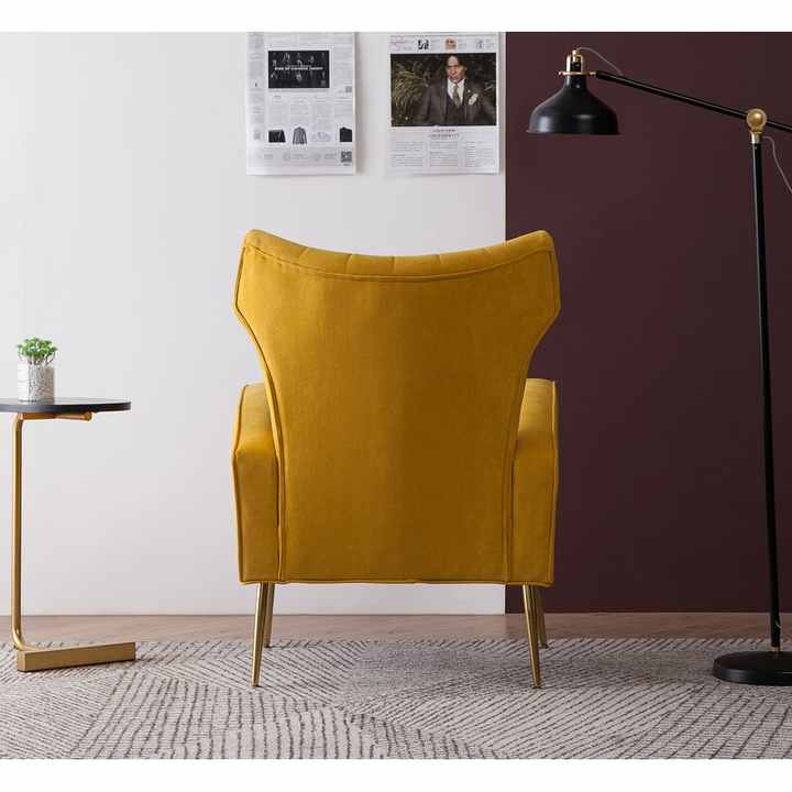 Sans Tufted Velvet Wingback Chair - Stylish Living Room Upgrade