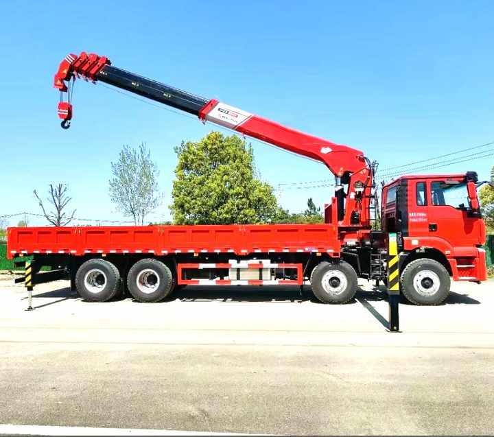 Shaanxi Automobile 16 Ton Truck Mounted Crane 8X4 Hoisting Truck with ...