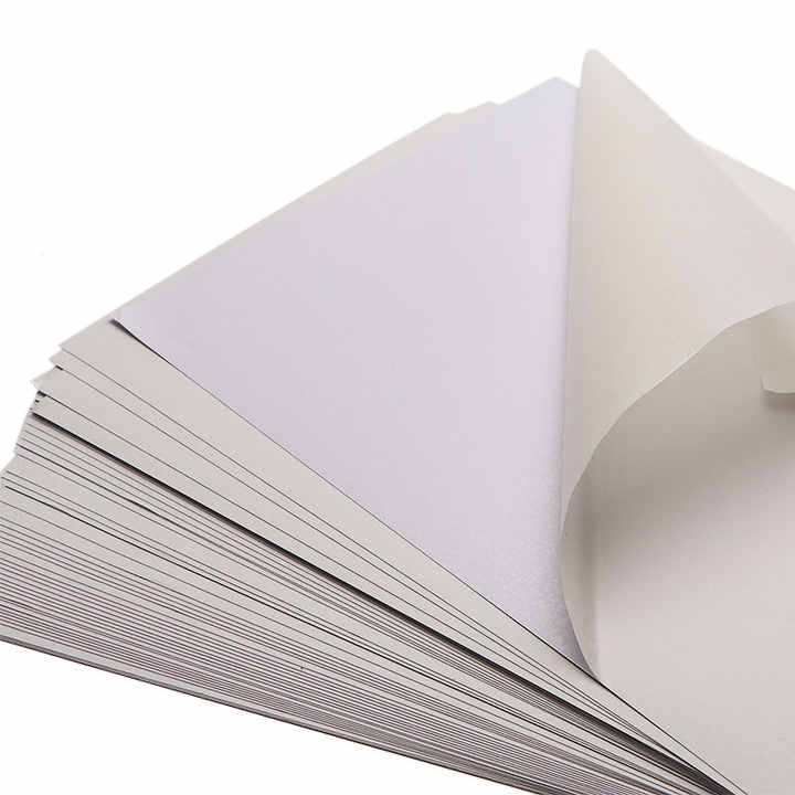 HH 011 A4 Self-Adhesive Japanese Washi White Sticker Paper Sheets ...