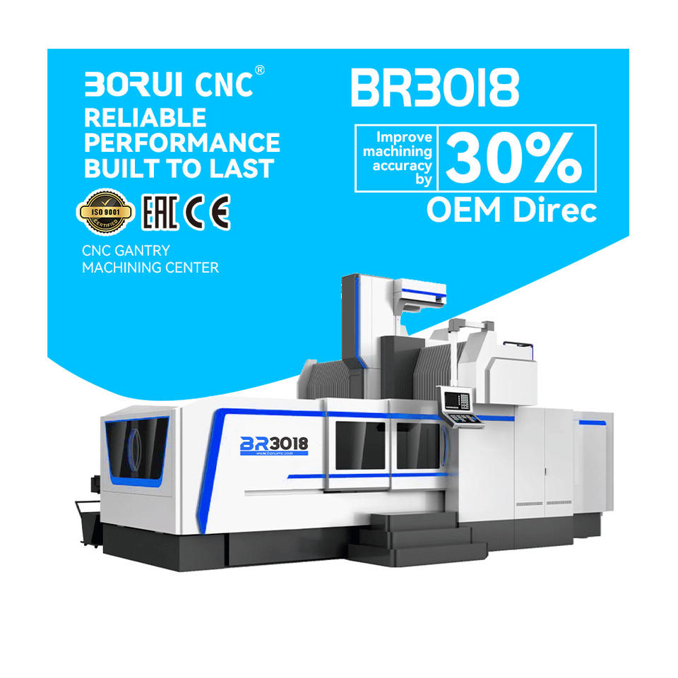 BR3018 High-precision Gantry Machining Center with Fanuc Control System ...