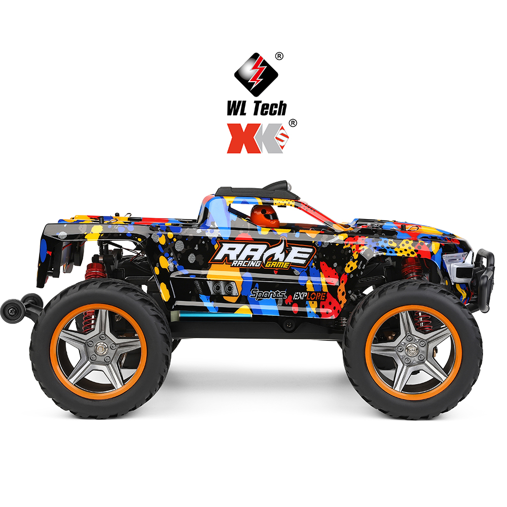 WLtoys 104016 RC Car Brushless 1:10 55KM/H High Speed 4WD Off-Road Racing Radio Control Toys ...
