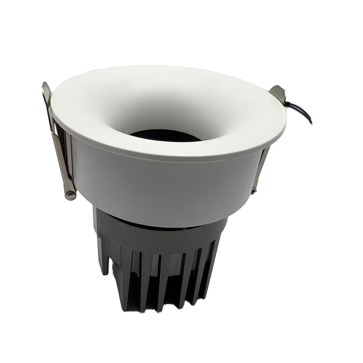 Modern 12W Recessed Mounted LED Downlight Anti-Glare Aluminum Plastic ...